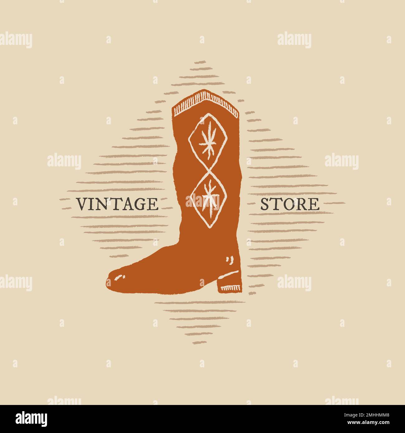 Stiefel speichern logo Stock-Vektorgrafiken kaufen - Alamy