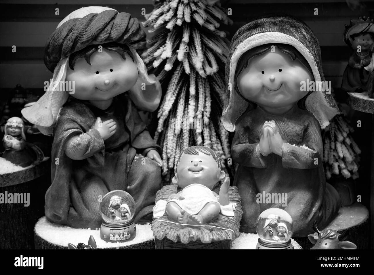 Heilige familie von jesus Schwarzweiß-Stockfotos und -bilder - Alamy