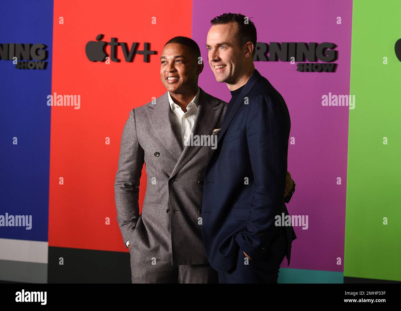 CNN news anchor Don Lemon, left, and fiance Tim Malone attend the world ...
