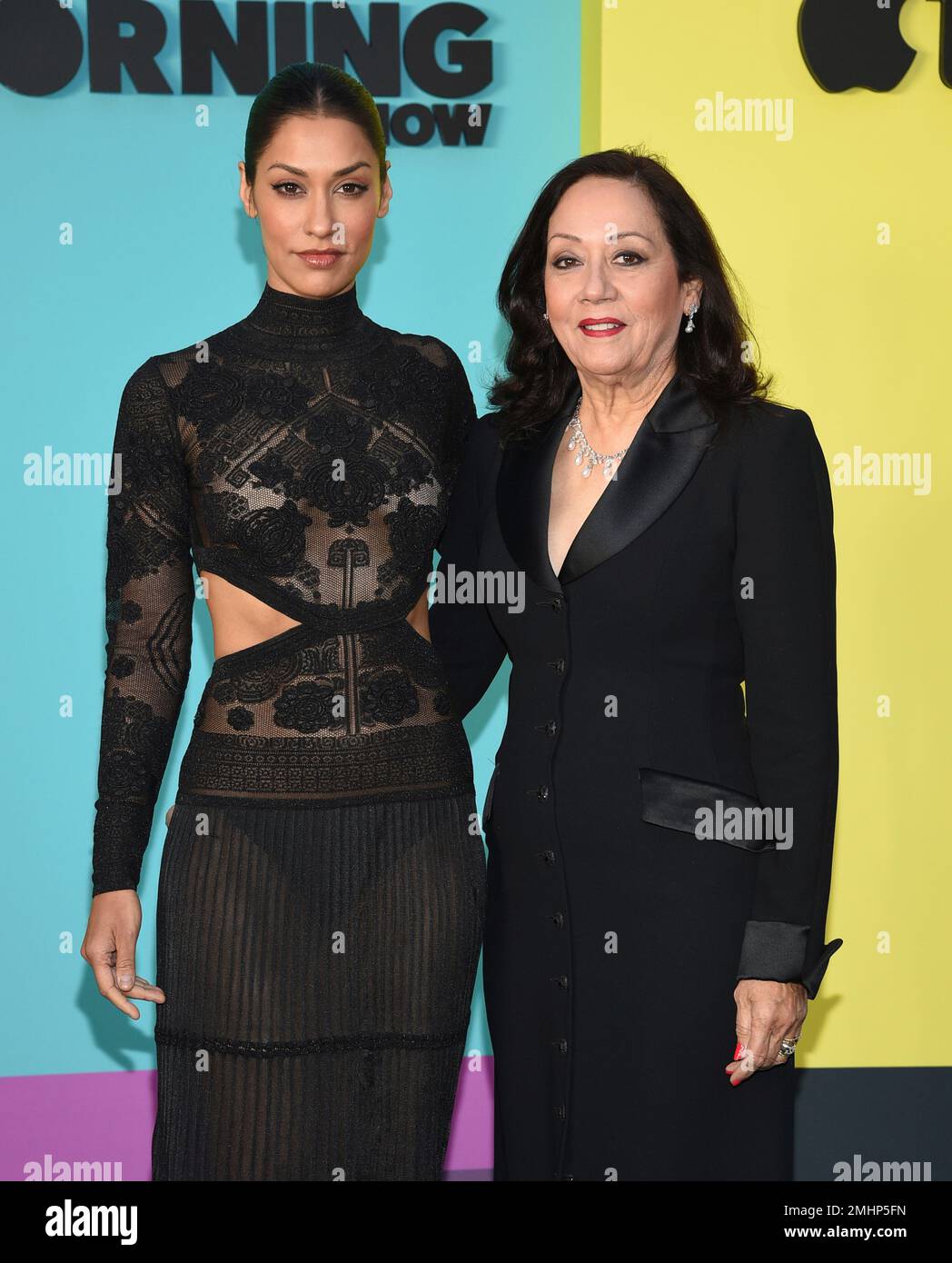Actress Janina Gavankar, left, and mother Mohra Gavankar attend the ...