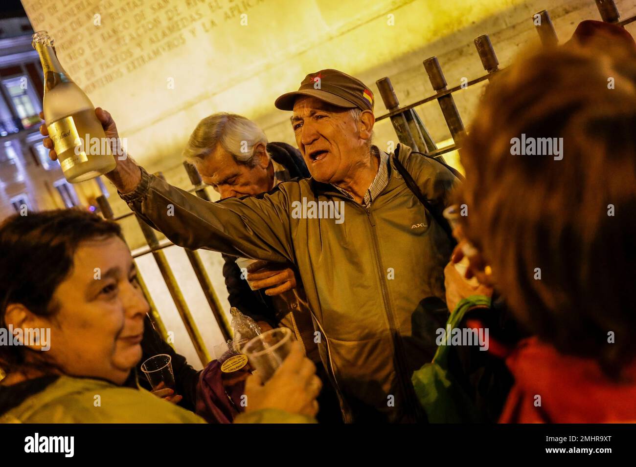 People celebrate the exhumation of late Spanish dictator Gen. Francisco ...