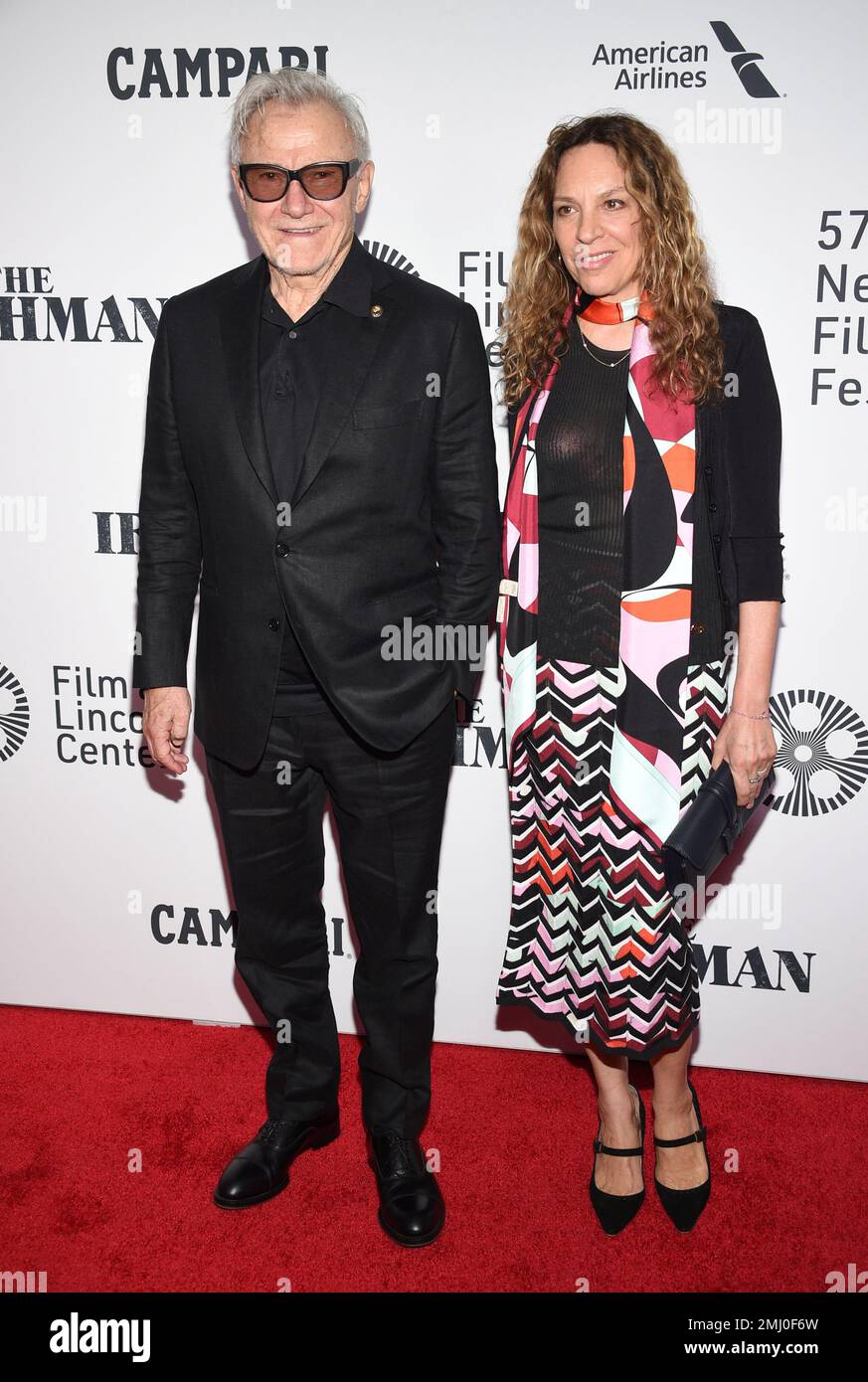Harvey Keitel and wife Daphna Kastner attend the world premiere of "The ...