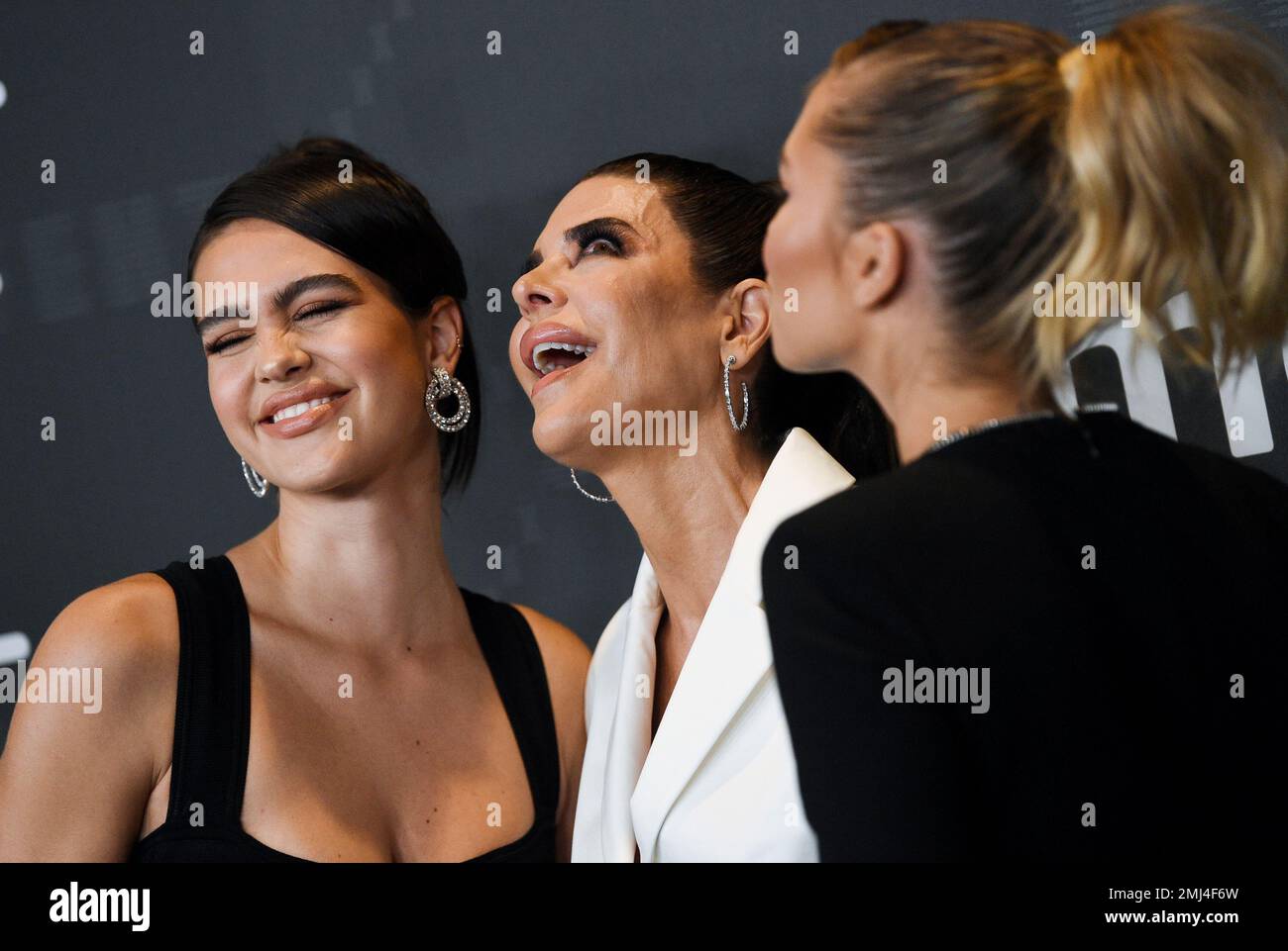 Amelia Hamlin, left, Lisa Rinna and Delilah Belle Hamlin attend the ...
