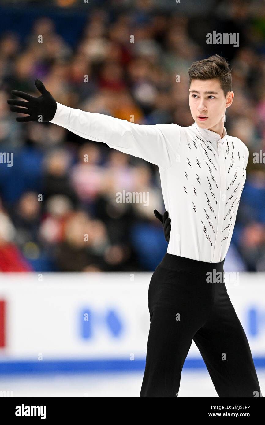 Espoo, Finnland. 27. Januar 2023 Aleksandr VLASENKO (HUN), während Men ...