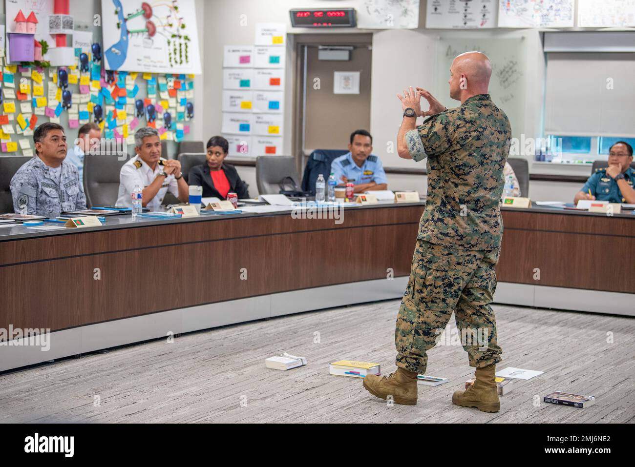 Generalleutnant David Bellon, kommandierender General der USA Marine ...