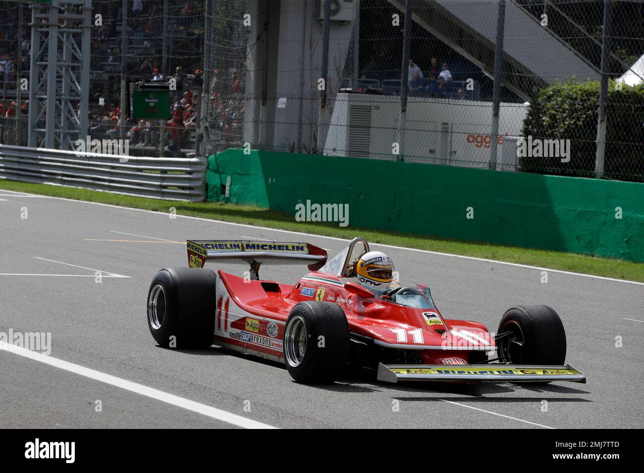 Former Formula One World Champion Jody Scheckter drives his 1979 ...