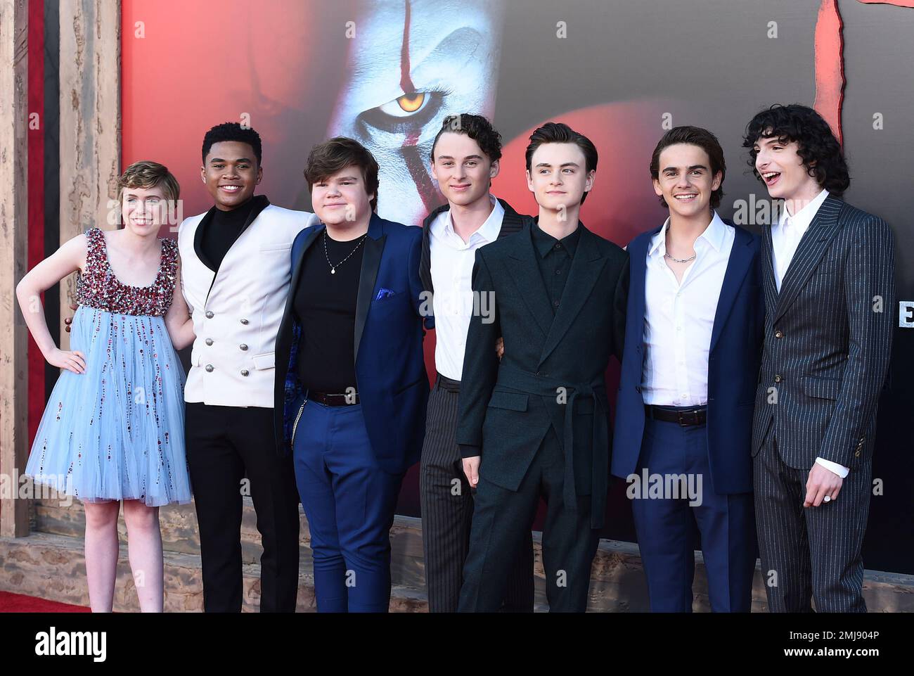 FILE - In this Monday, Aug. 26, 2019 file photo, from left, cast ...