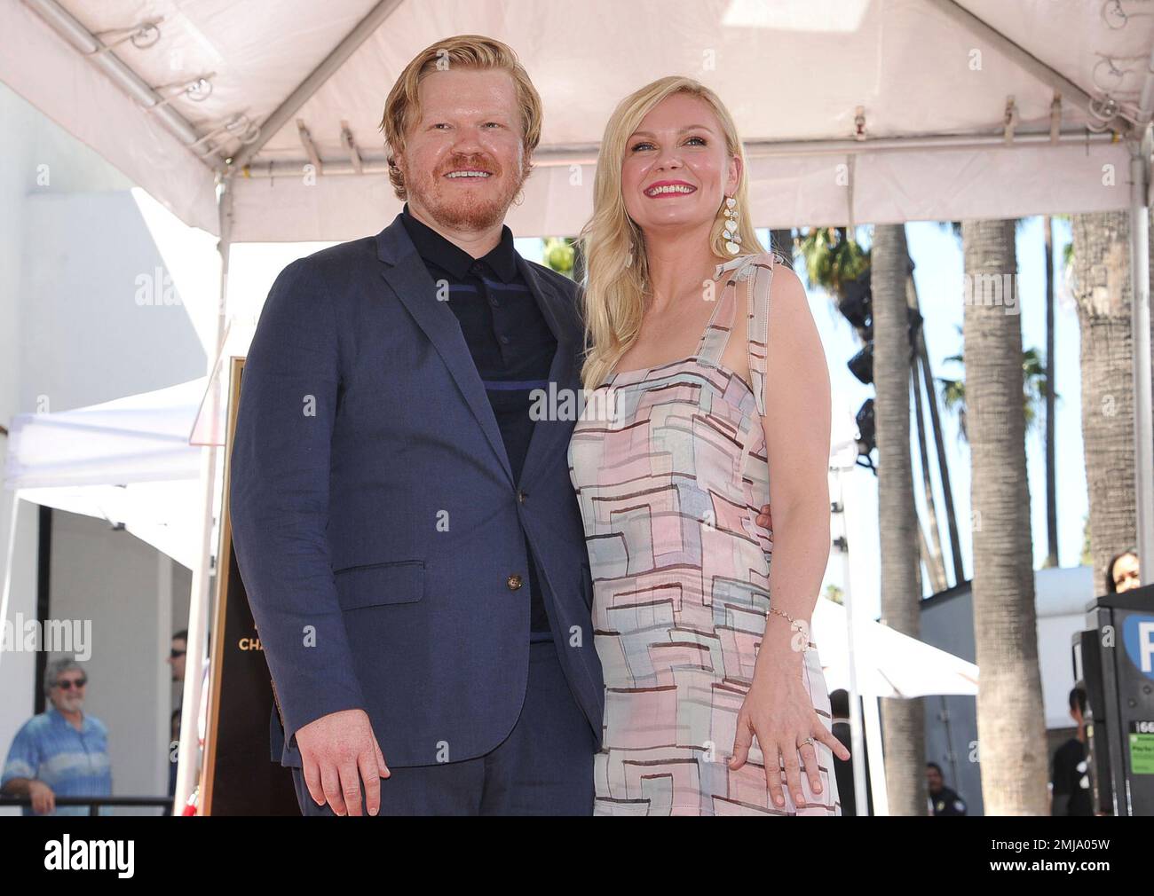 Jesse Plemons, left, and actress Kirsten Dunst, who starred in films ...