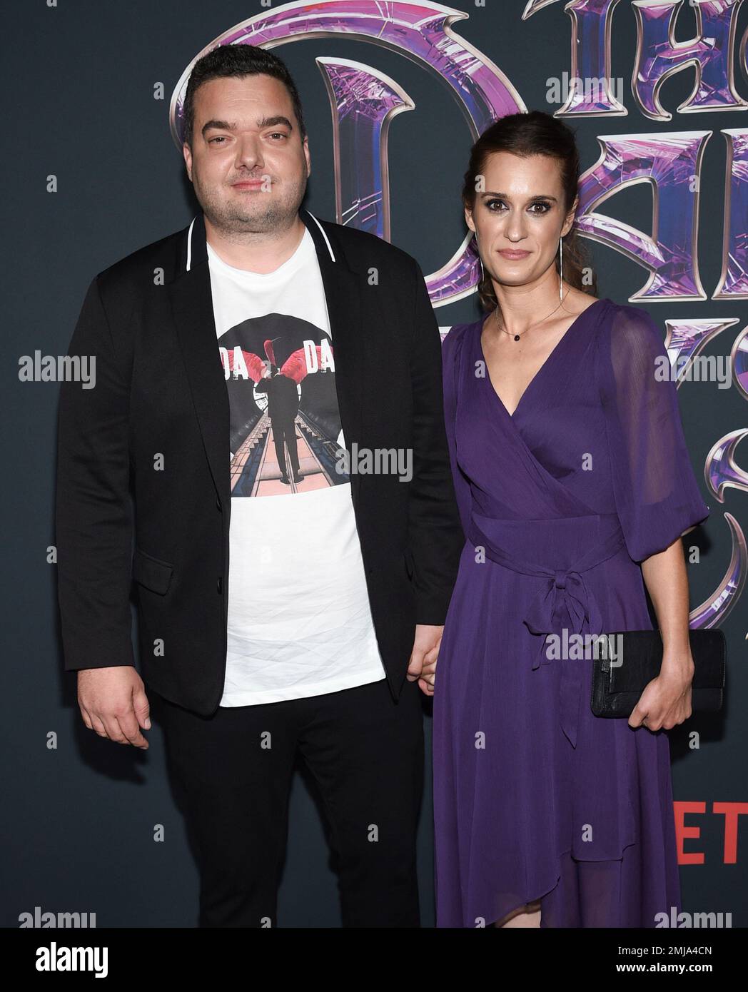 Co-executive producer and writer Jeffrey Addiss, left, and girlfriend ...