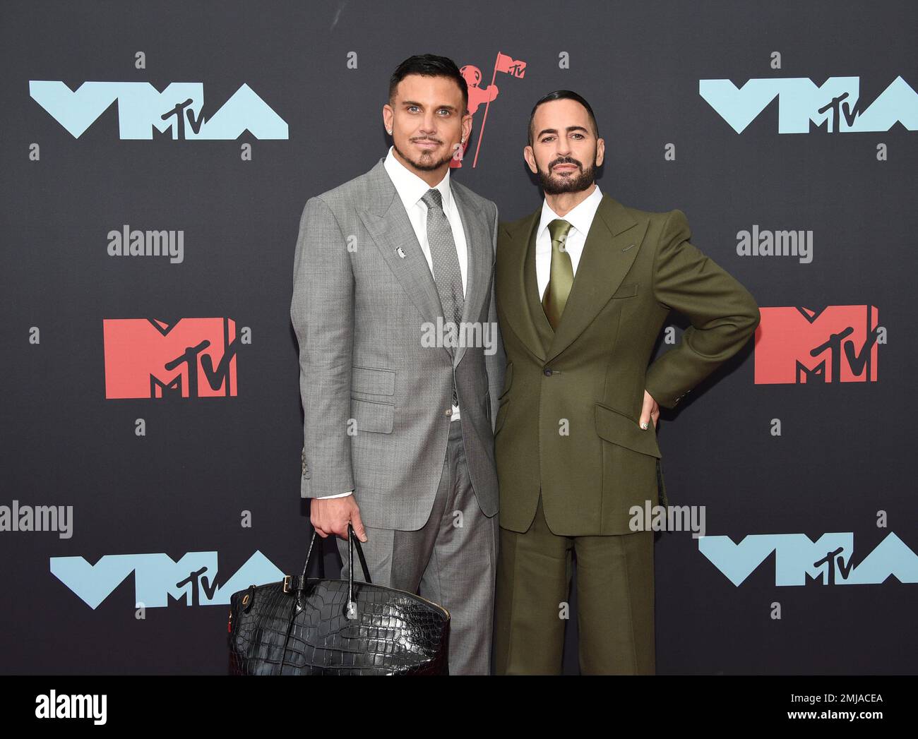 Charly Defrancesco, left, and Marc Jacobs arrive at the MTV Video Music ...