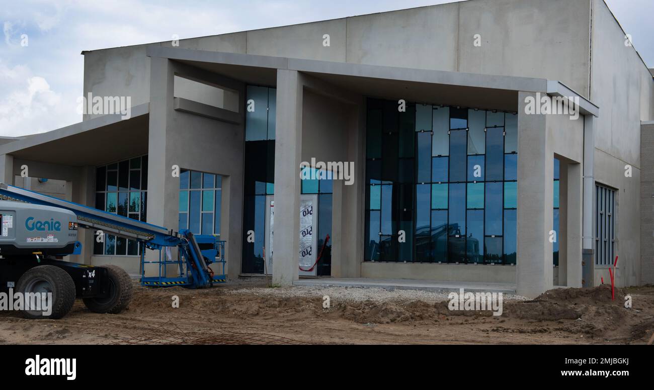 Der Bau des 325. Force Support Squadron Child Development Center ...