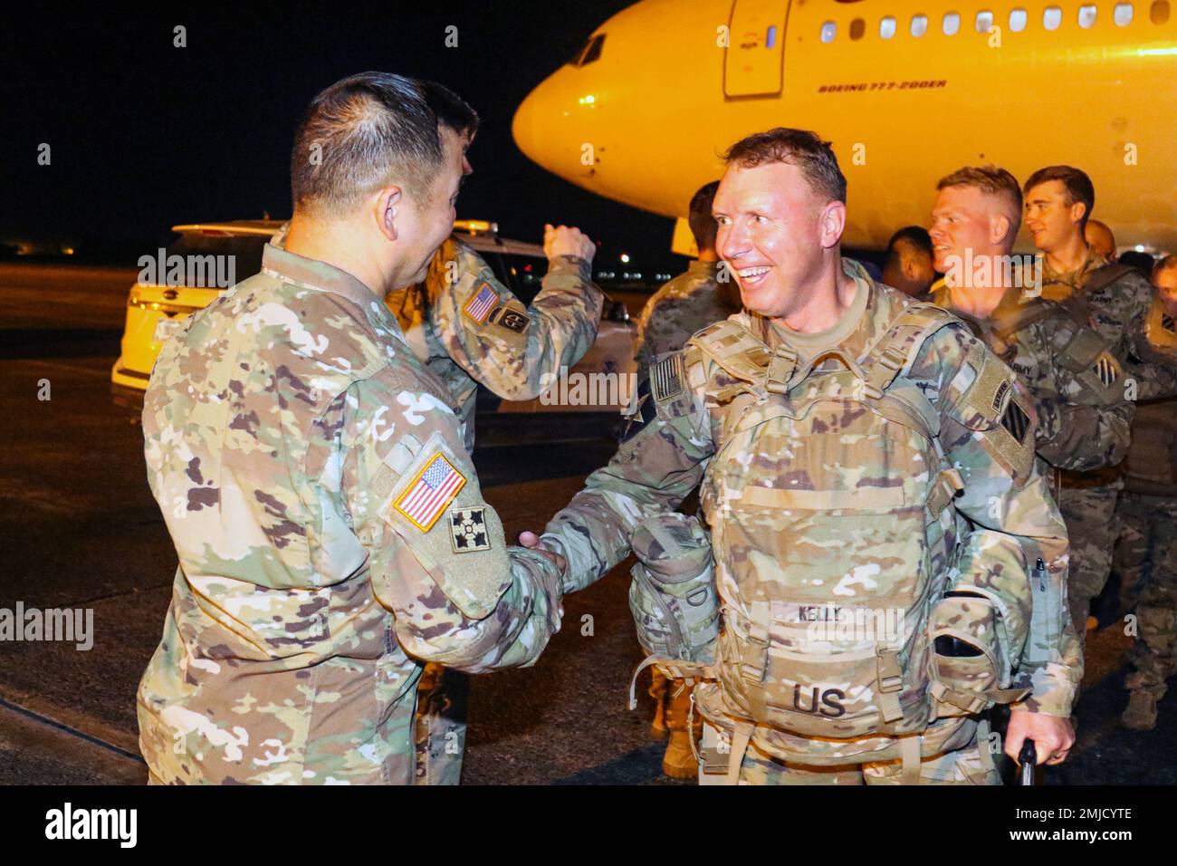Oberst Peter Moon, der 1. Befehlshaber des Kampfteams der Panzerbrigade ...