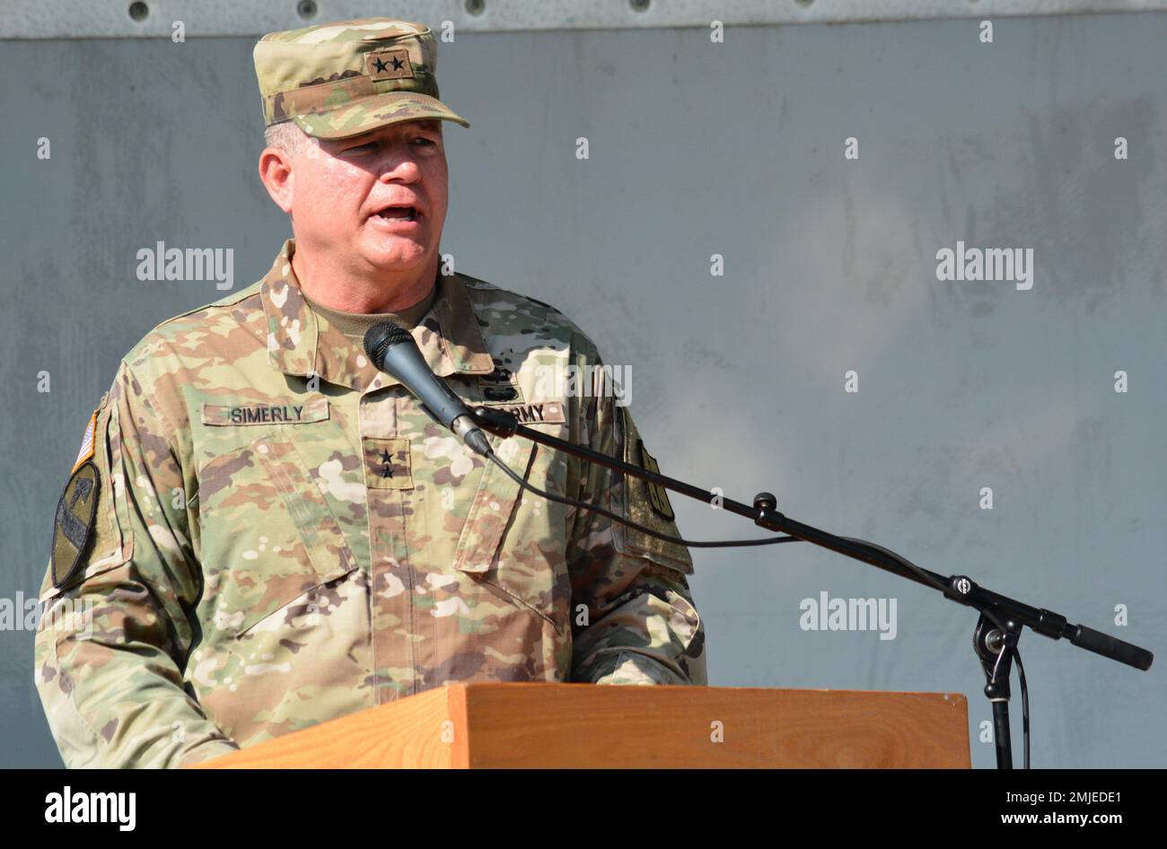Generalmajor Mark T. Simerly, Combined Arms Support Command und Fort ...