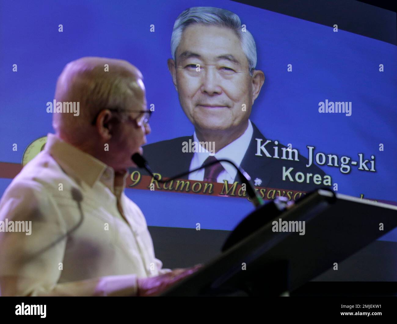 Jose L. Cuisia Jr., chairperson of Ramon Magsaysay Award Foundation ...