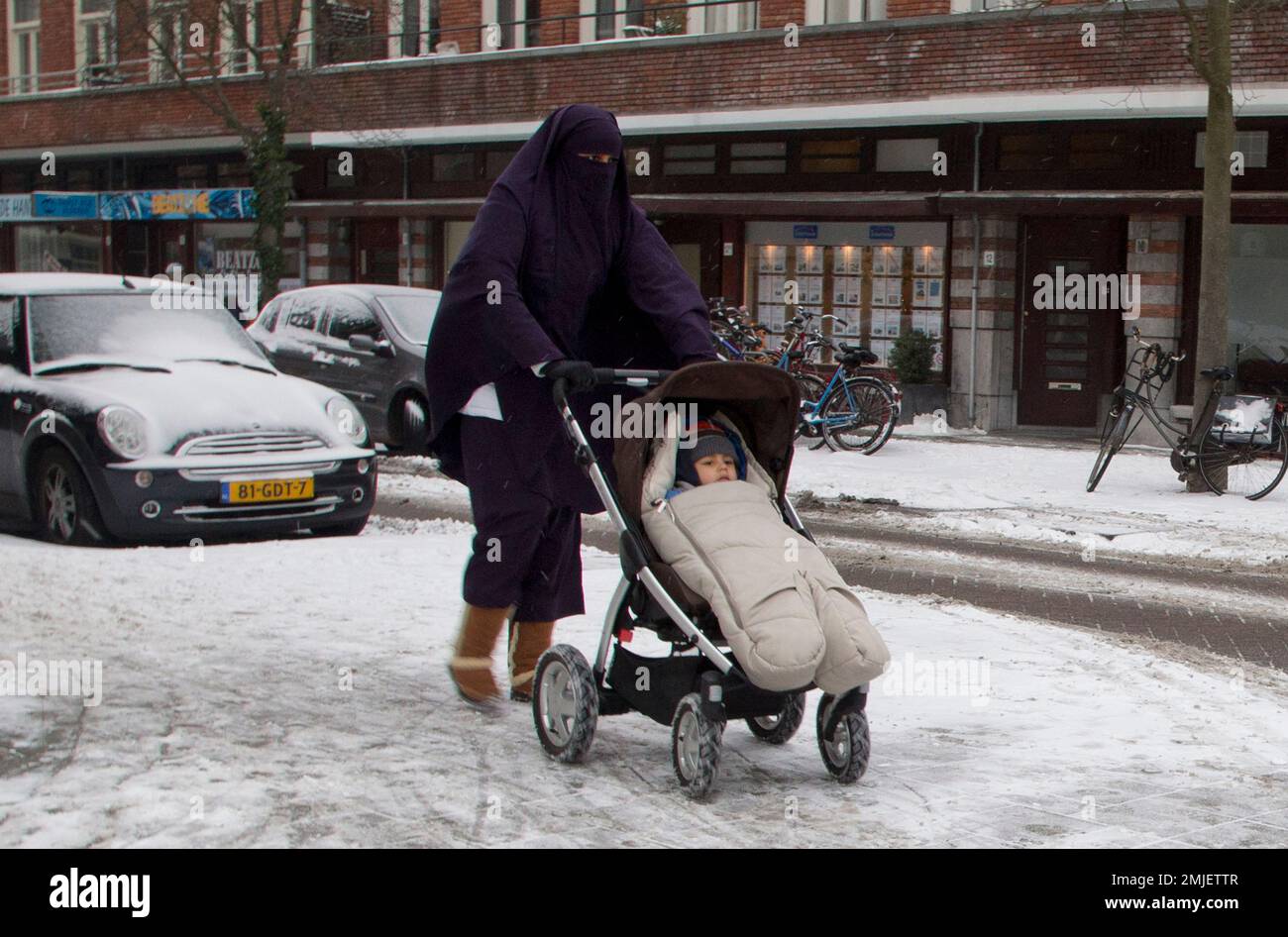 FILE - In this Monday Jan. 21, 2013 file photo, a woman wearing a full ...