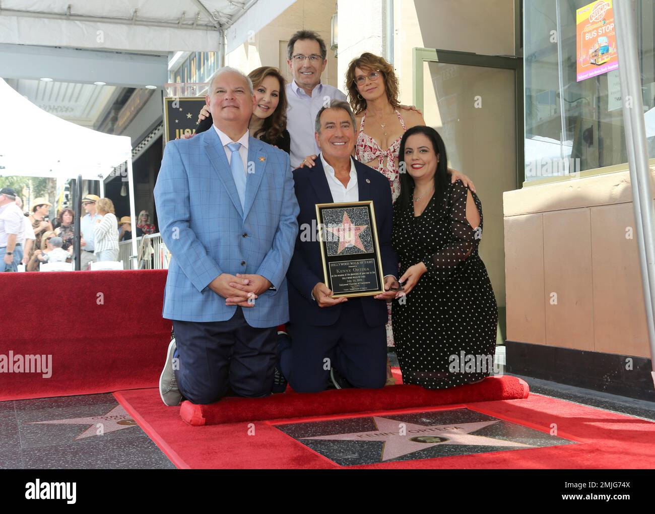 Jeff Zarrinnam, from left, Kathy Najimy, Gary Marsh, Kenny Ortega ...