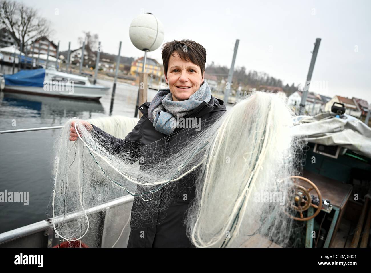 Unteruhldingen Am Bodensee, Deutschland. 25. Januar 2023 ...