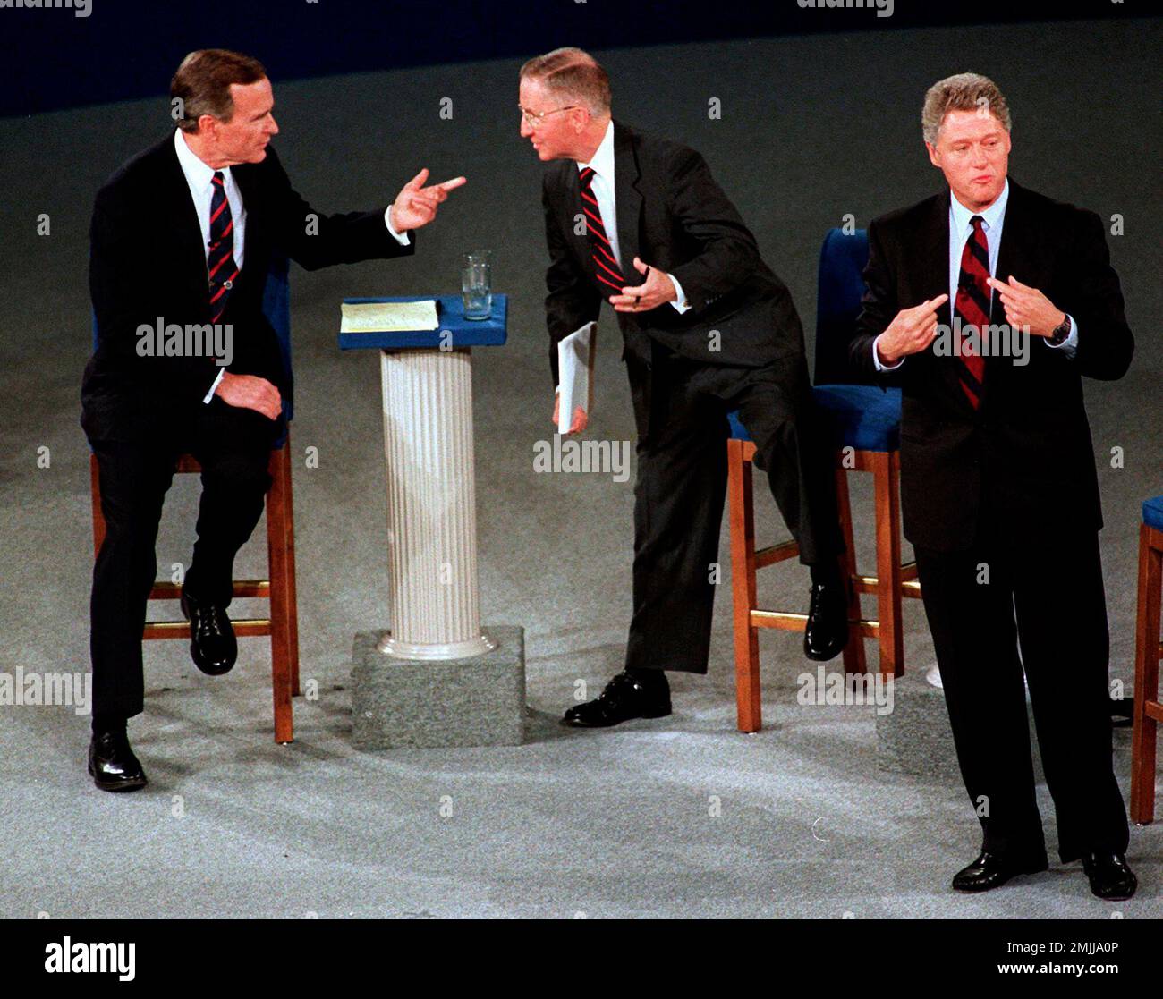 FILE - In this Oct. 15, 1992, file photo, President George H.W. Bush ...