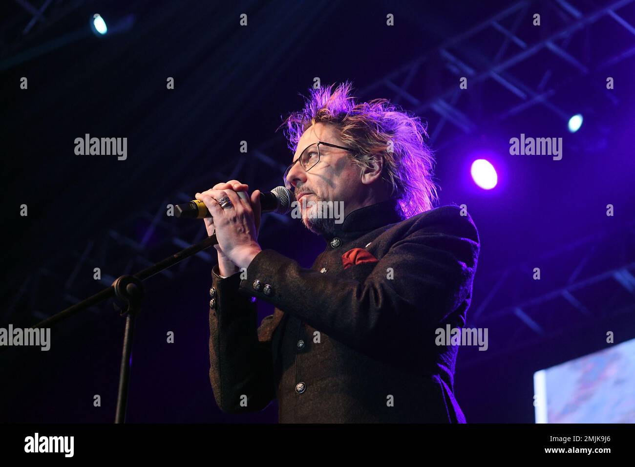 Rio de Janeiro, Brasilien, 27. Januar 2023. Sänger Kurt Harland von der ...