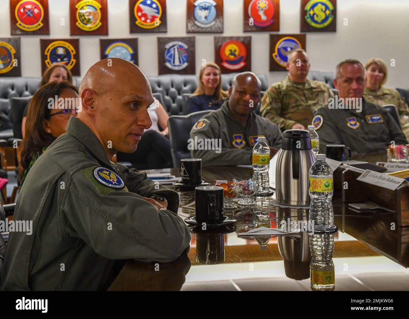USA Generalleutnant Brian Robinson, Befehlshaber des Air Education and ...