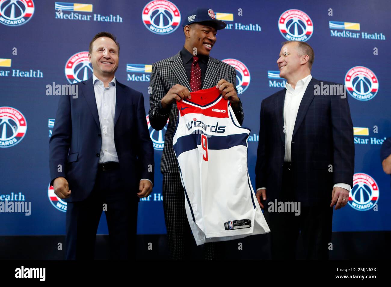 Washington Wizards basketball team introduce Rui Hachimura, the team's ...