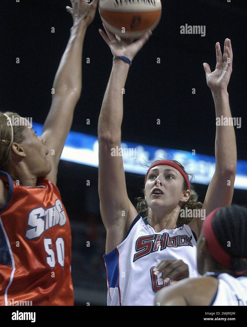 FILE - In this Aug. 9, 2005, file photo, Detroit Shock's Ruth Riley ...