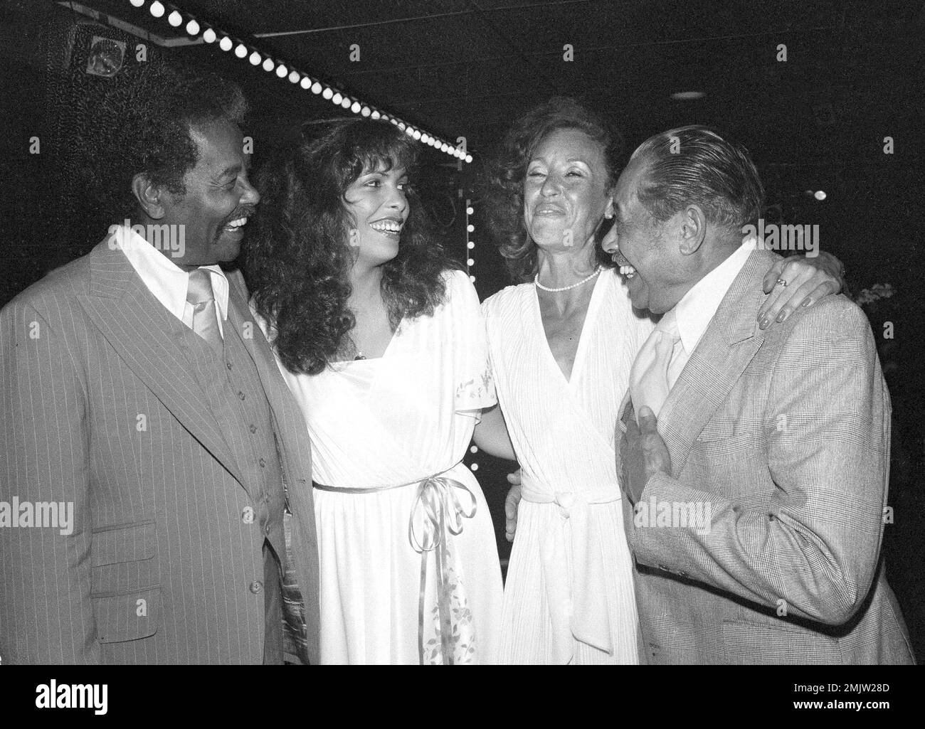 Singer Billy Eckstine, left, and his youngest daughter Gina, second ...