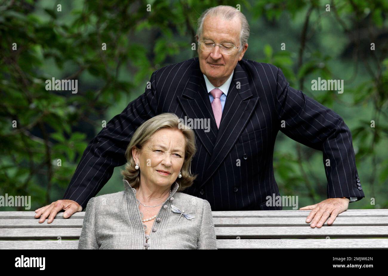 FILE - In this Tuesday, July 17, 2008 file photo, Belgium's Queen Paola ...