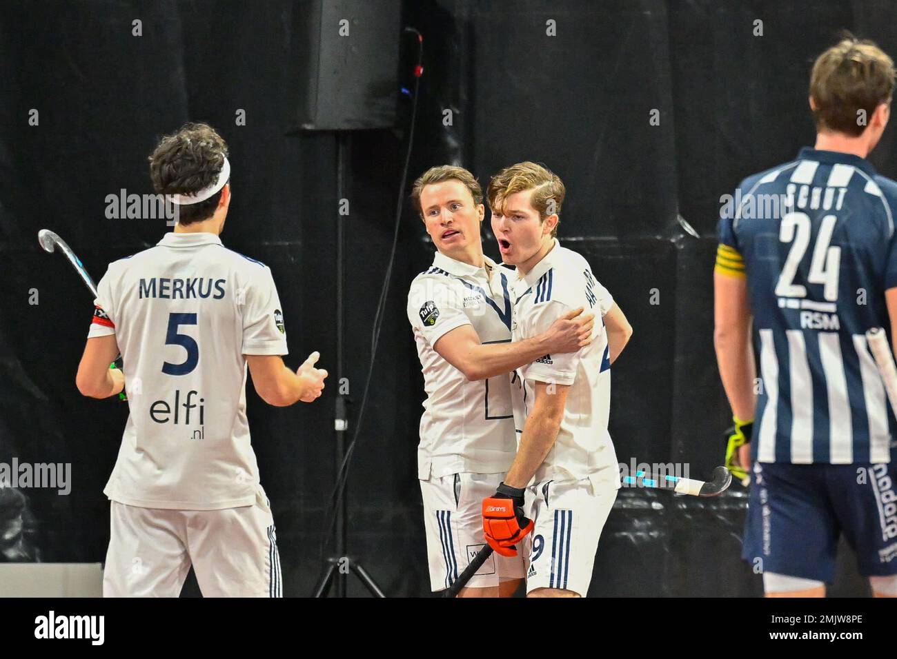 DEN BOSCH, 28-01-2023, Sportcampus Zuiderpark, Nederlands Kampioenschap Hockey Heren, Seizoen ...