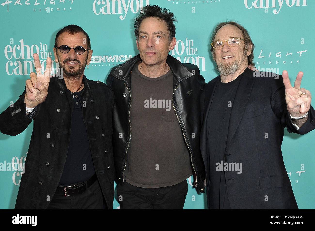 Ringo Starr, from left, Jakob Dylan and Stephen Stills attend the LA ...
