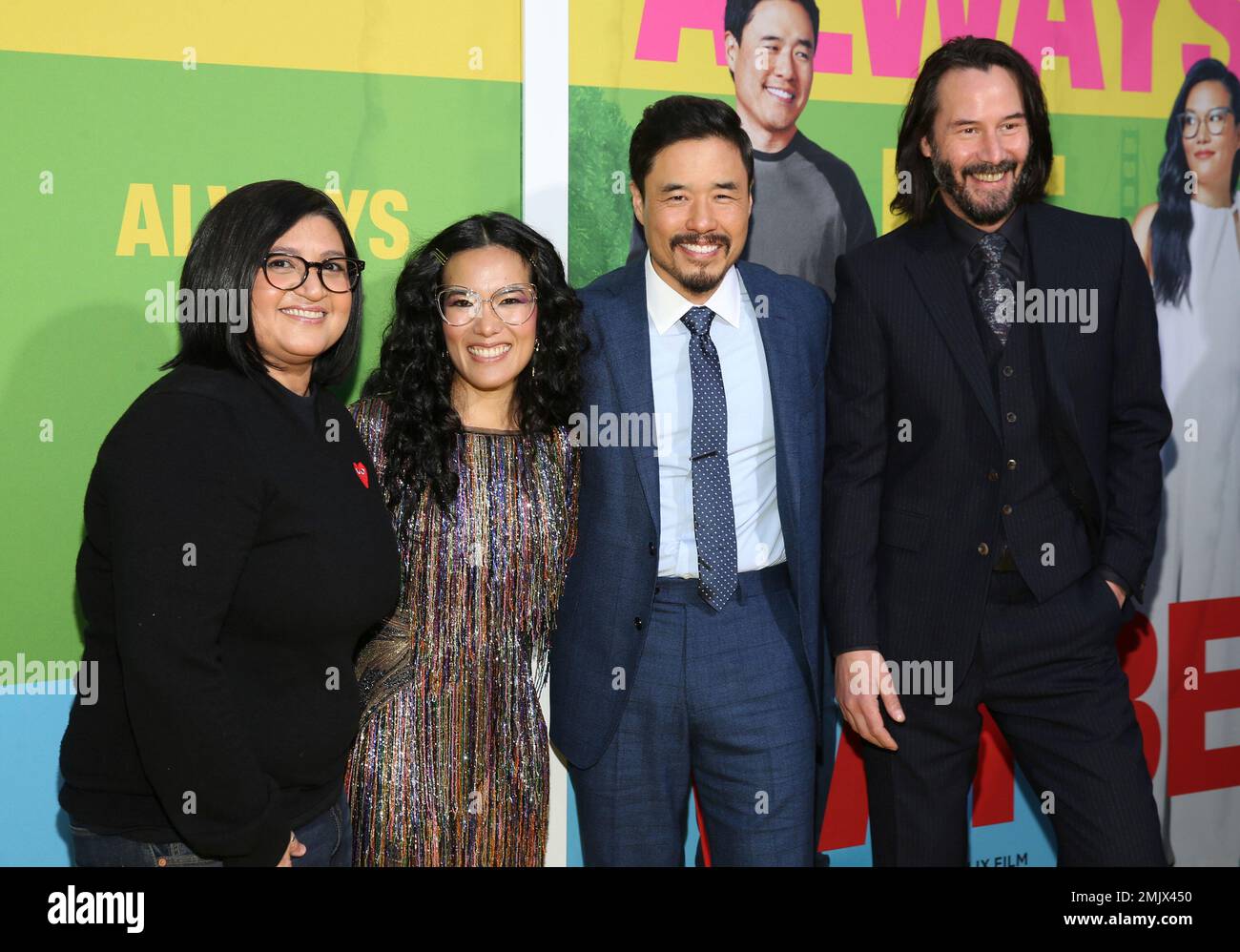 Director Nahnatchka Khan, from left, Ali Wong, Randall Park and Keanu ...