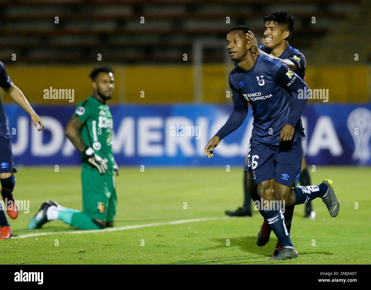 ADDS FINAL SCORE - Walter Chala of Ecuador's Universidad Catolica ...