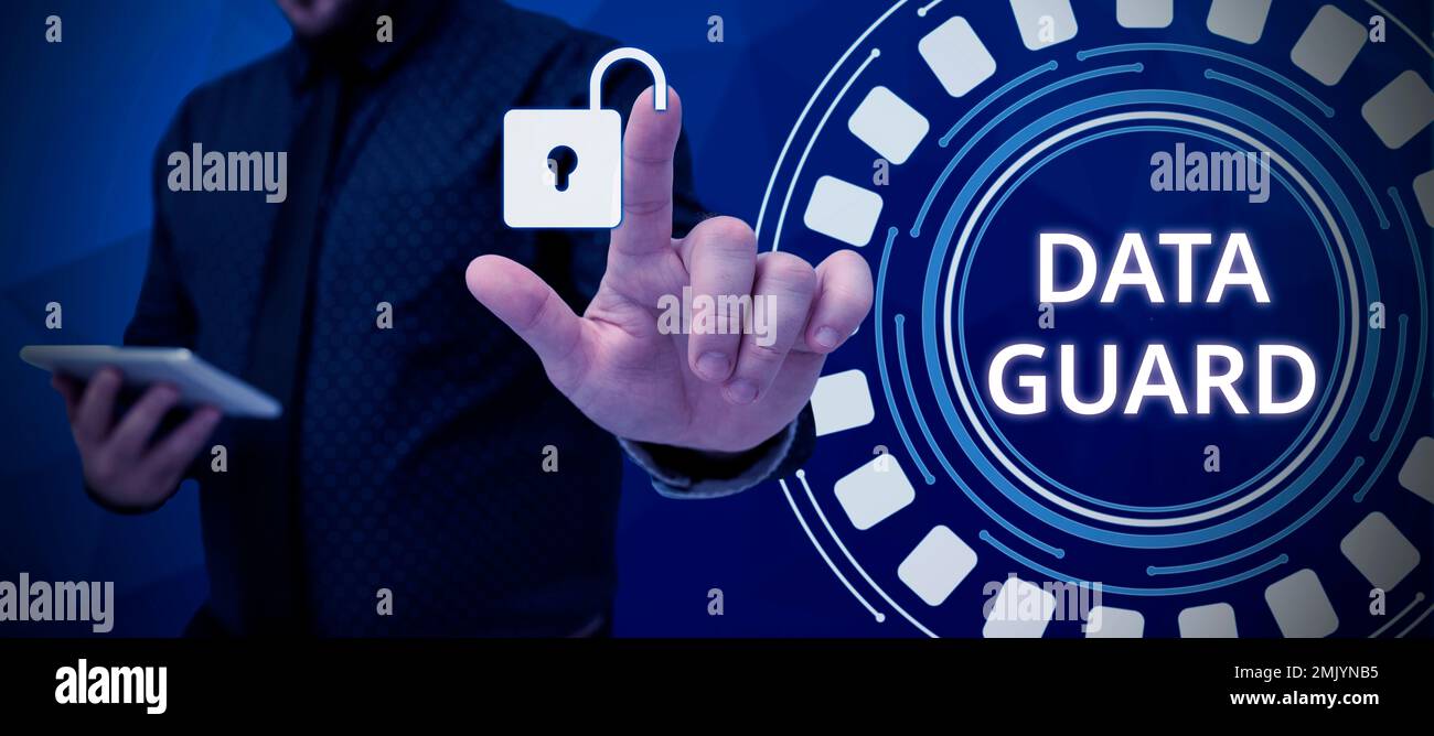 Text wird angezeigt, Data Guard wird geschrieben. Ein Wort über die Verwaltung von Datenbanken ...