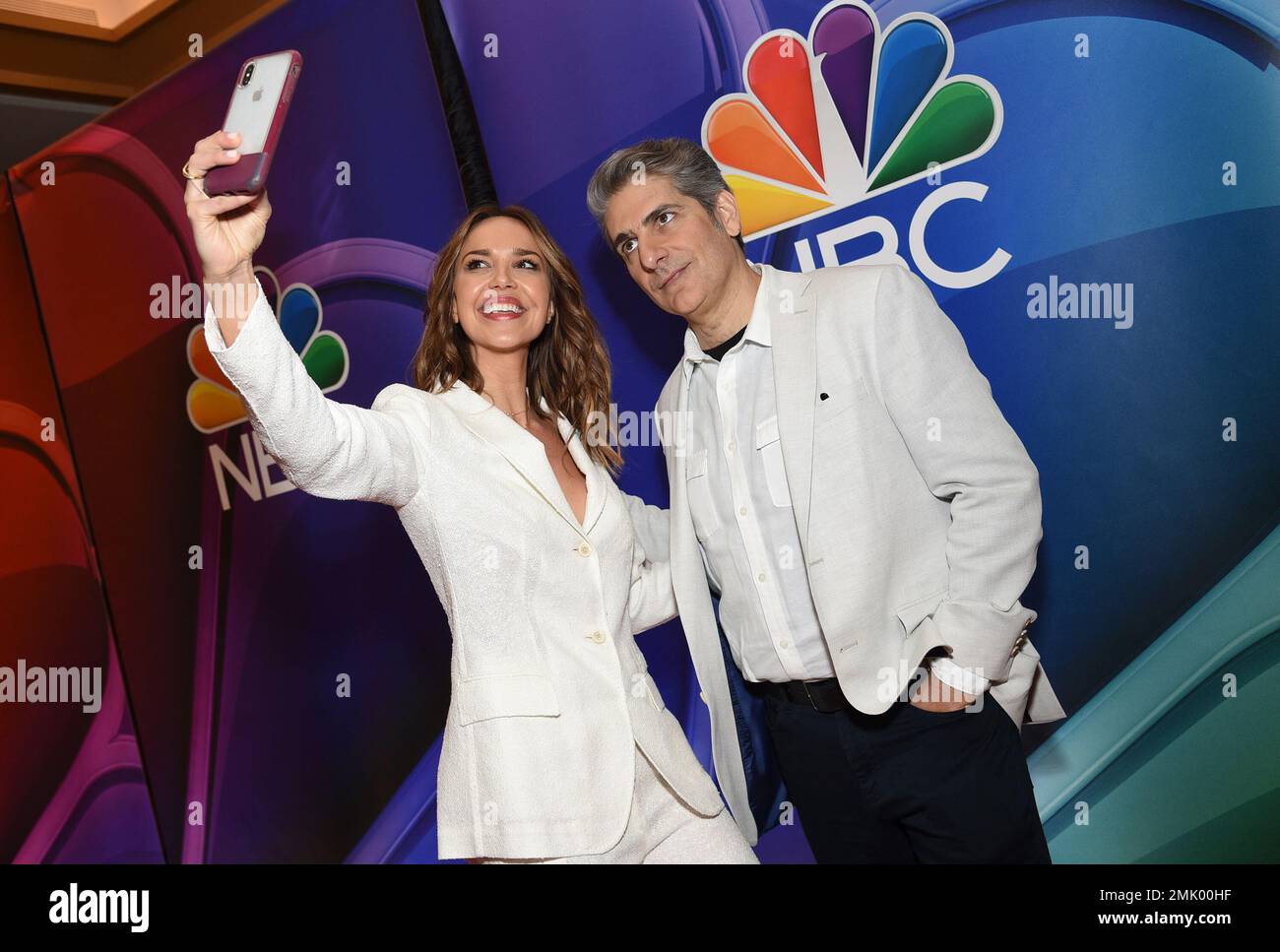 Arielle Kebbel, left, and Michael Imperioli, from the cast of "Lincoln ...