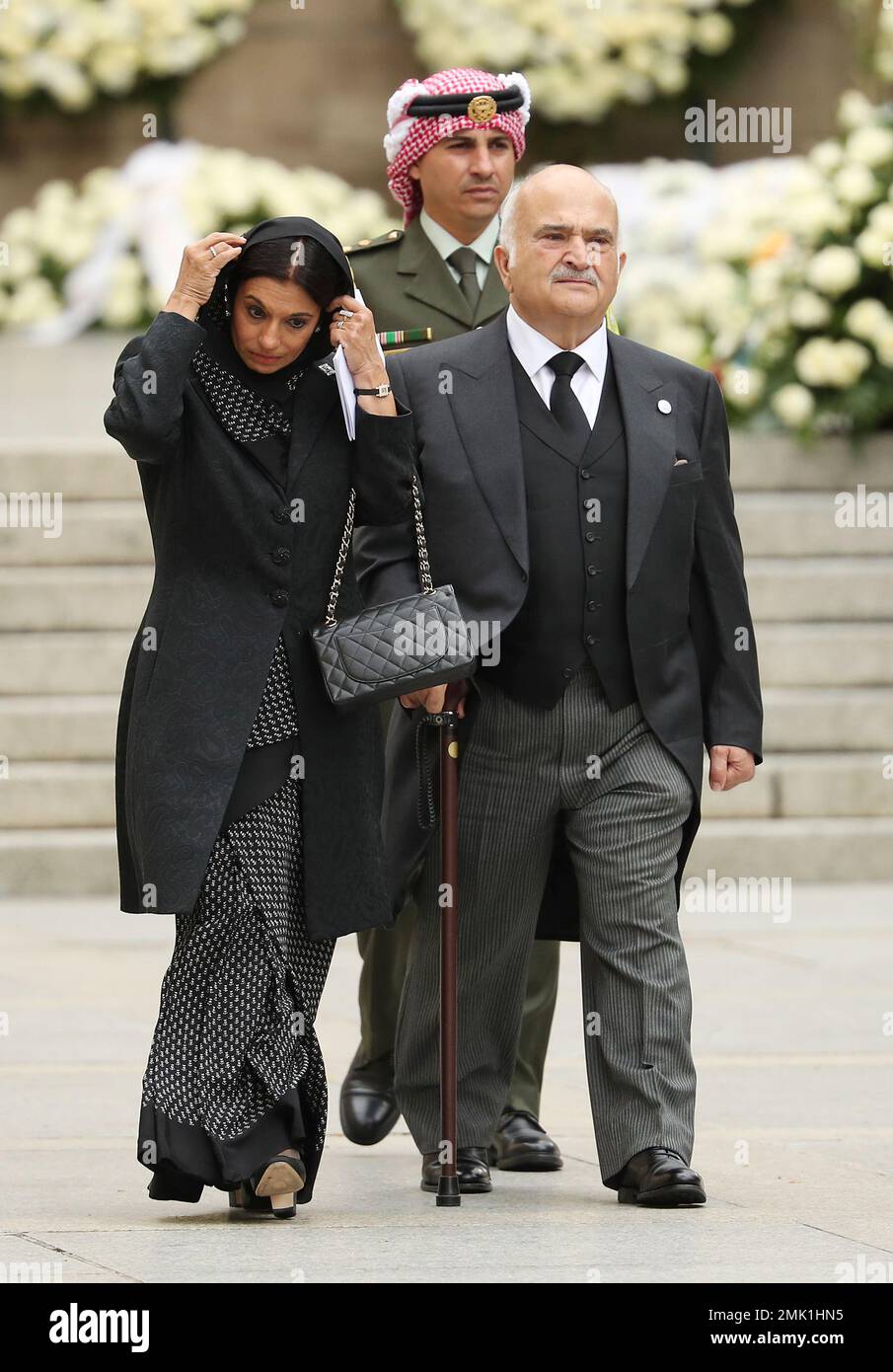 Jordan's Prince El Hassan Bin Talal, right, and his wife Princess ...
