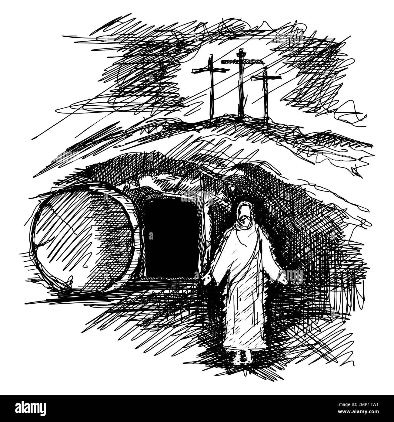 Grab von jesus christus jerusalem Stock-Vektorgrafiken kaufen - Alamy