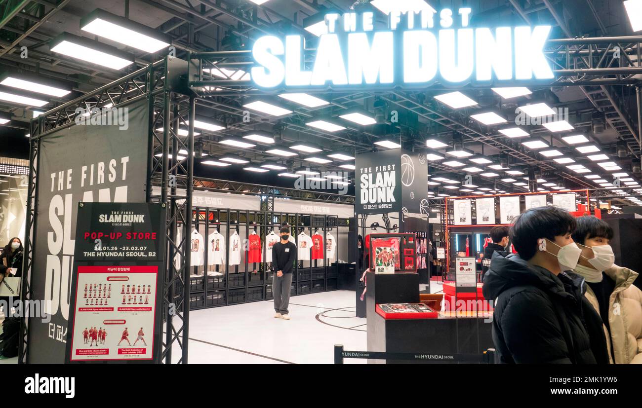 Pop-up Store of the First Slam Dunk, 28. Januar 2023 : Ein Pop-up-Store ...