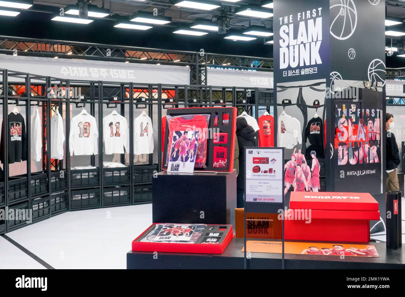 Pop-up Store of the First Slam Dunk, 28. Januar 2023 : Ein Pop-up-Store ...