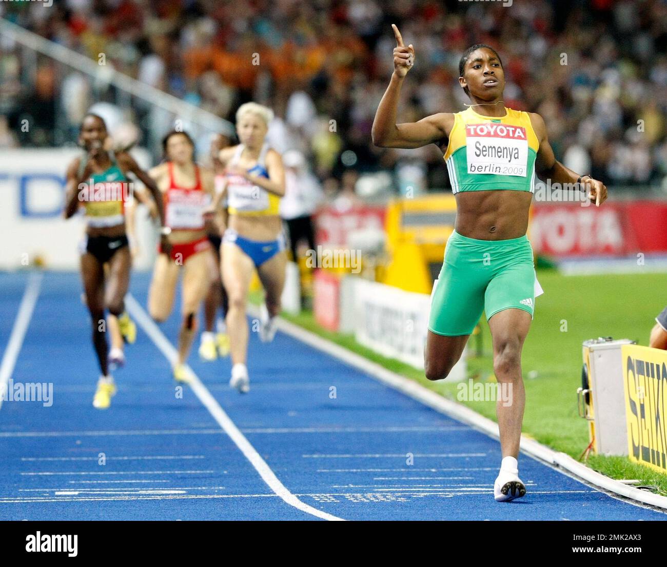 FILE - In this Wednesday, Aug. 19, 2009 file photo South Africa's ...