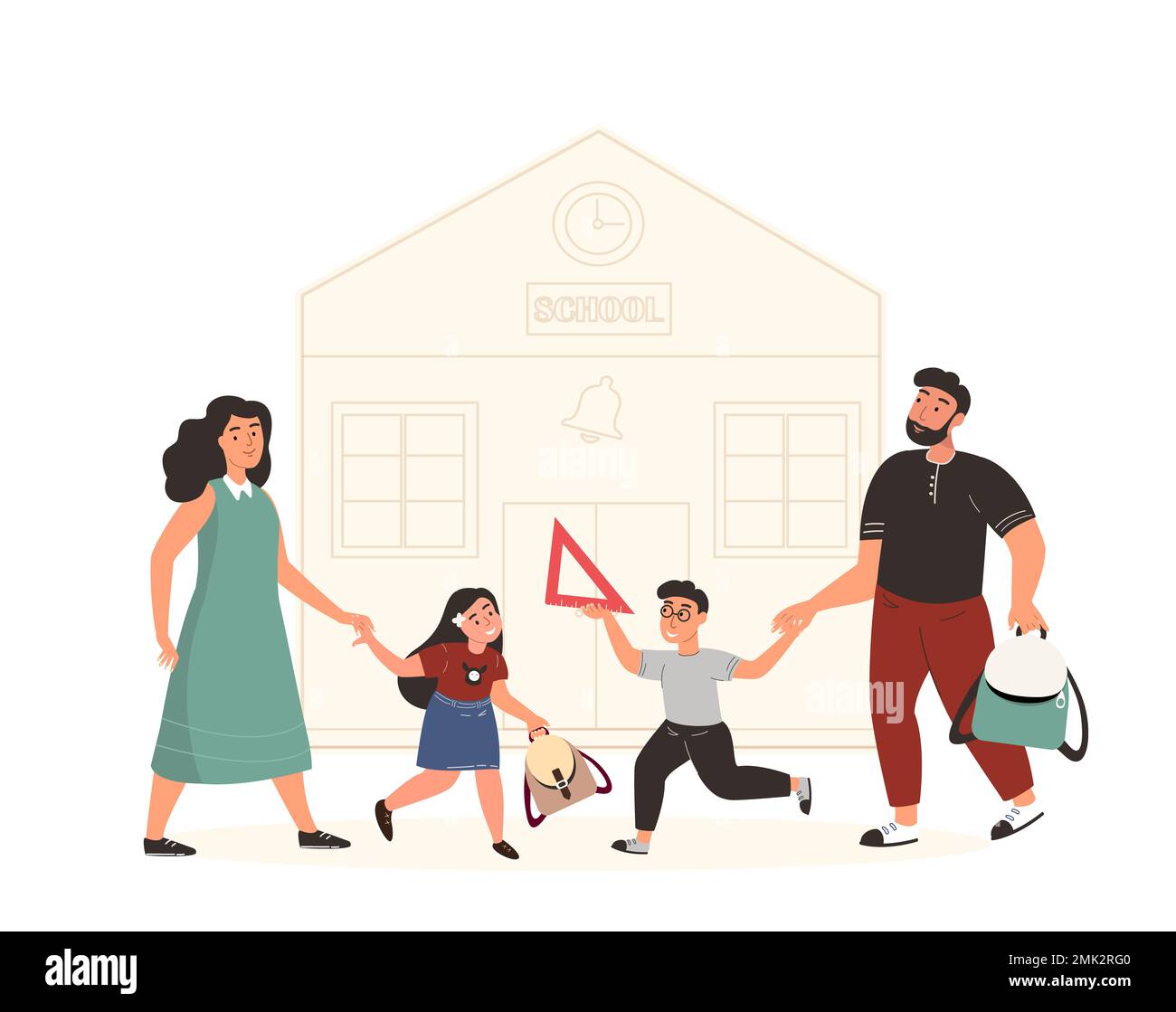 Familienschulbildung Ausgeschnittene Stockfotos und -bilder - Alamy