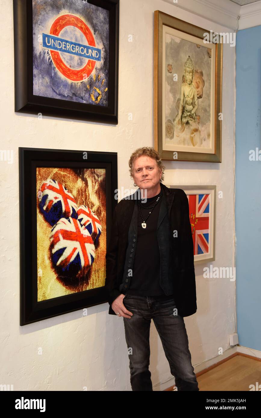 Rick Allen attends 'Rick Allen: Angels and Icons" Exhibition at ...