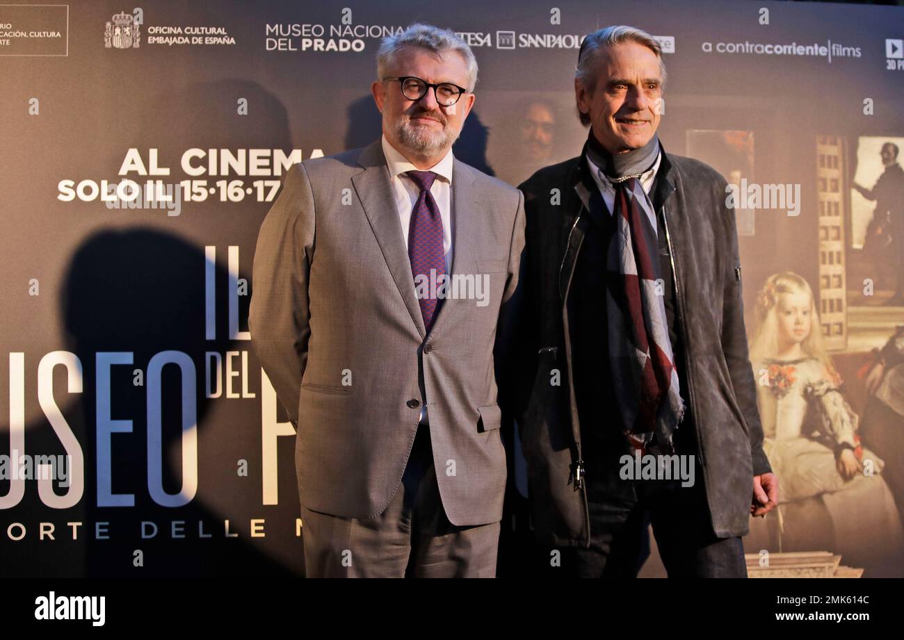 Actor Jeremy Irons, right, attends a photo call with Director of the ...