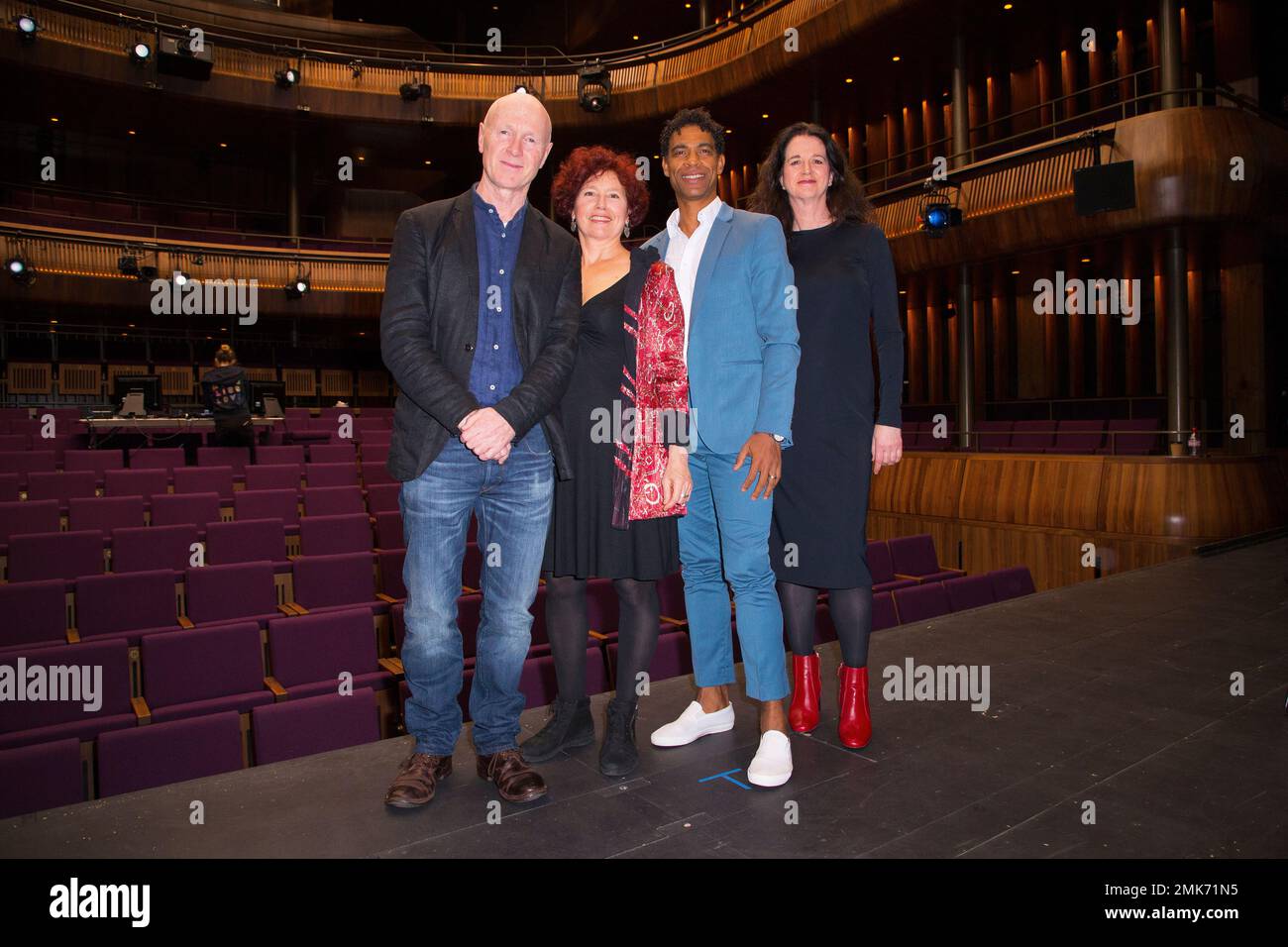 From left to right, writer Paul Laverty, director Iciar Bollian, dancer ...