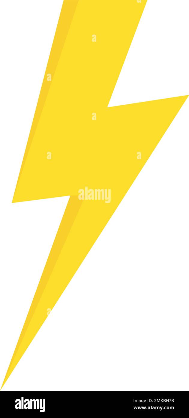 Elektrische Vektorsymbole. Blitzschild. Flash-Symbole . Schraubenlogo ...