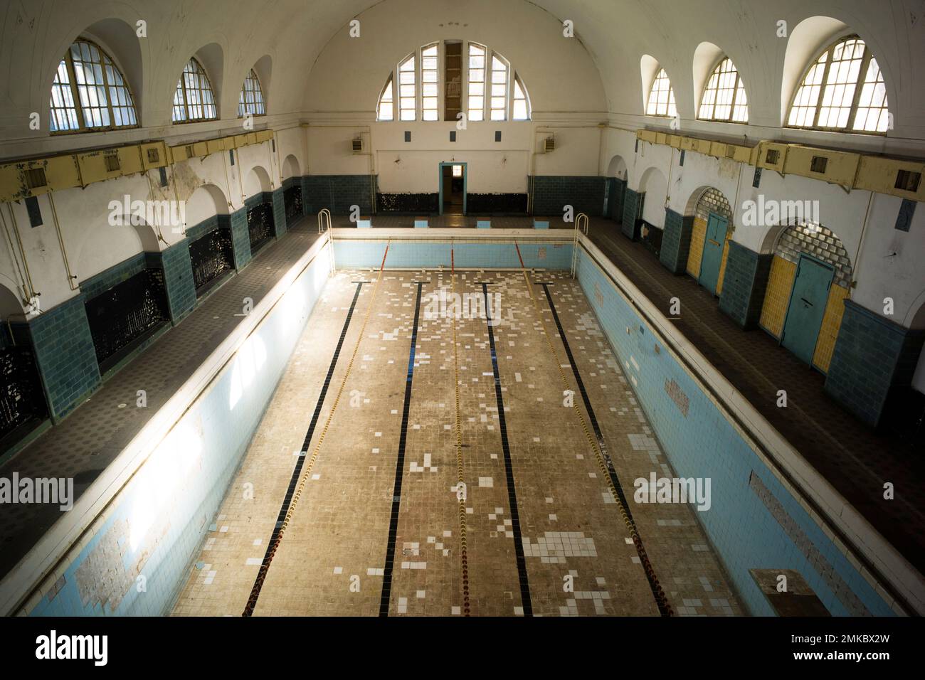 This Tuesday, Feb. 22, 2019 photo shows the swimming pool in the ...