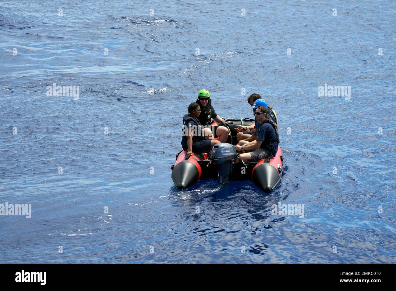 Stephanie Marie, a young scientist from the Seychelles, takes a small ...