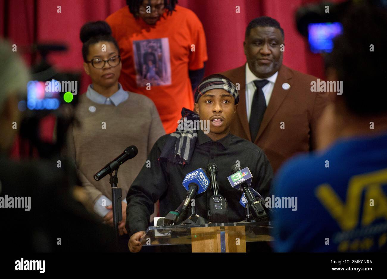 Stevante Clark, the brother of Stephon Clark who was killed by police ...