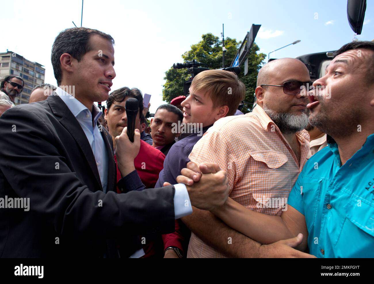 CORRECTS SPELLING OF GUAIDO - Venezuela's self-proclaimed interim ...