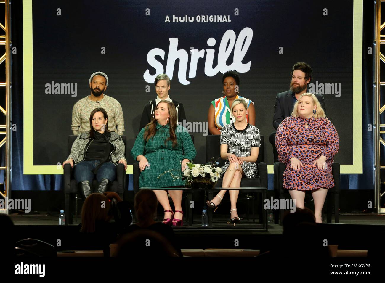 Ali Rushfield, from left, Ian Owens, Aidy Bryant, John Cameron Mitchell ...