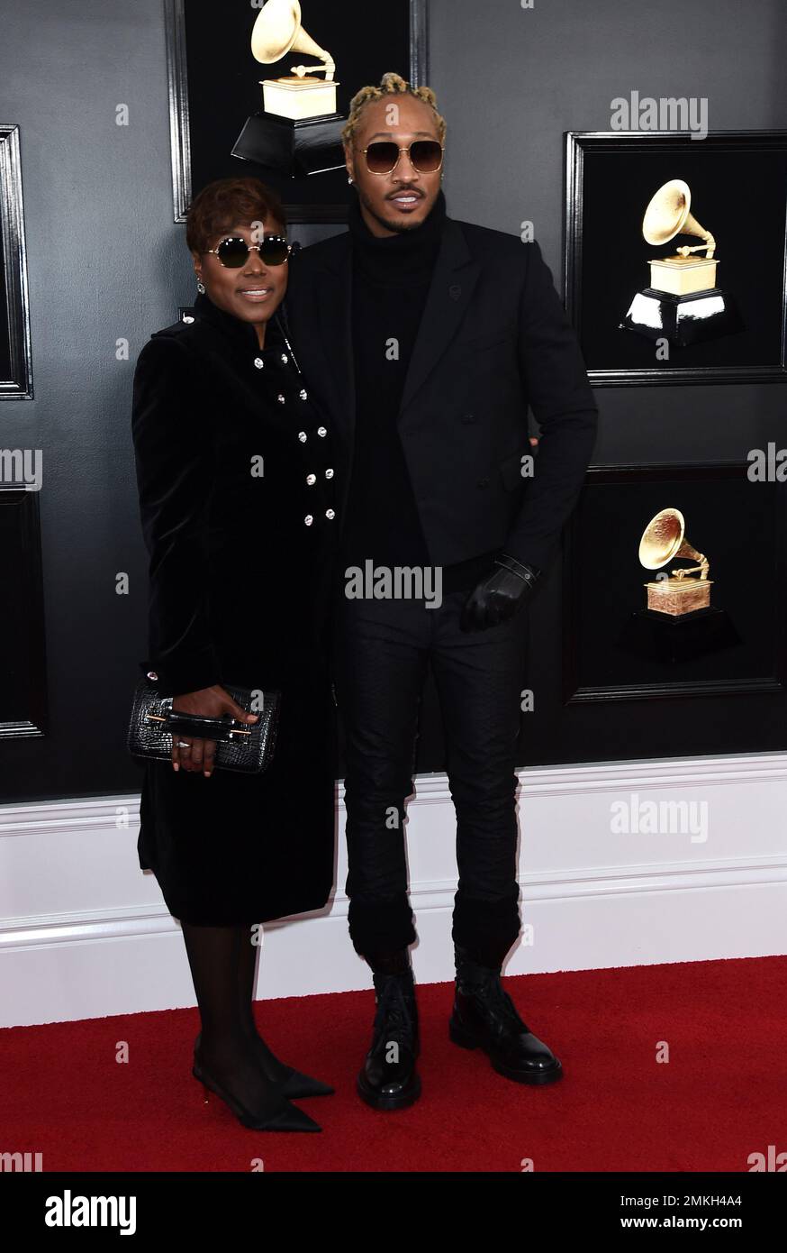 Future, right, and his mother Stephanie Jester arrive at the 61st ...